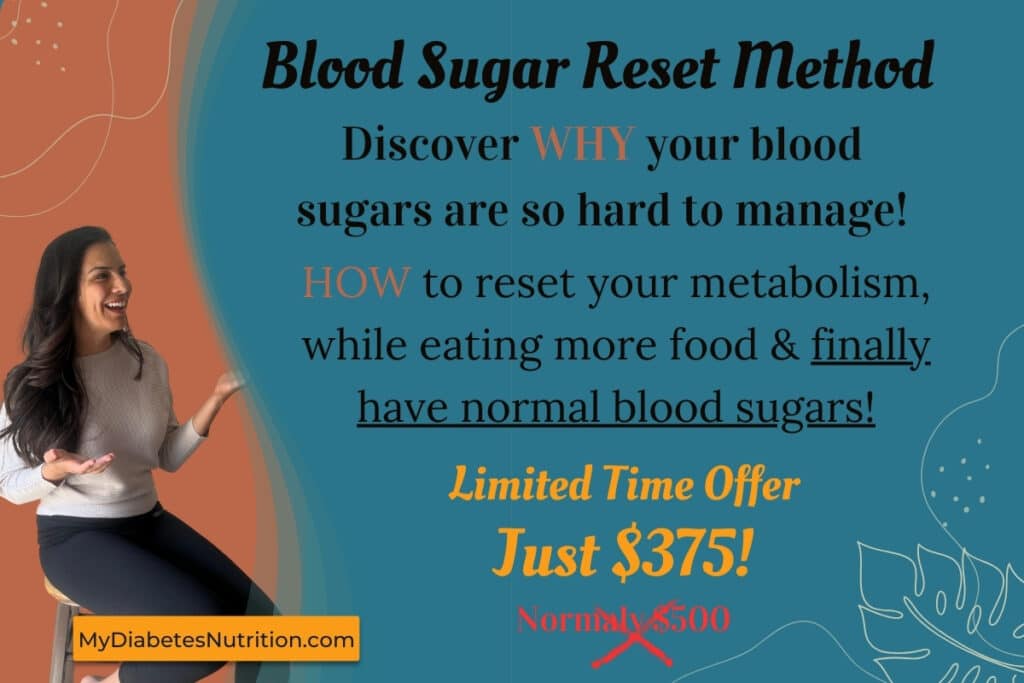 Blood Sugar Reset Method Special Offer | My Diabetes Nutrition, LLC
